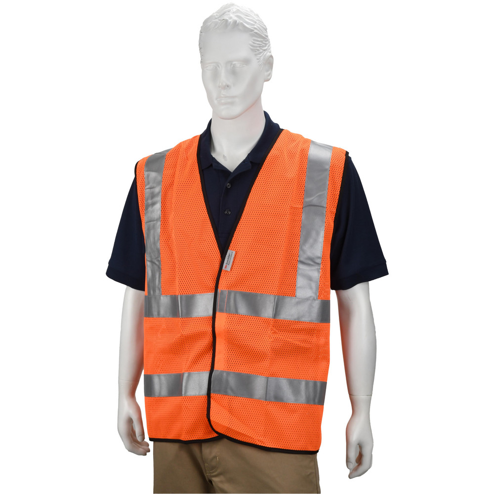 PRO-SAFE - High Visibility Vest: Large, General Purpose Vest, ANSI ...
