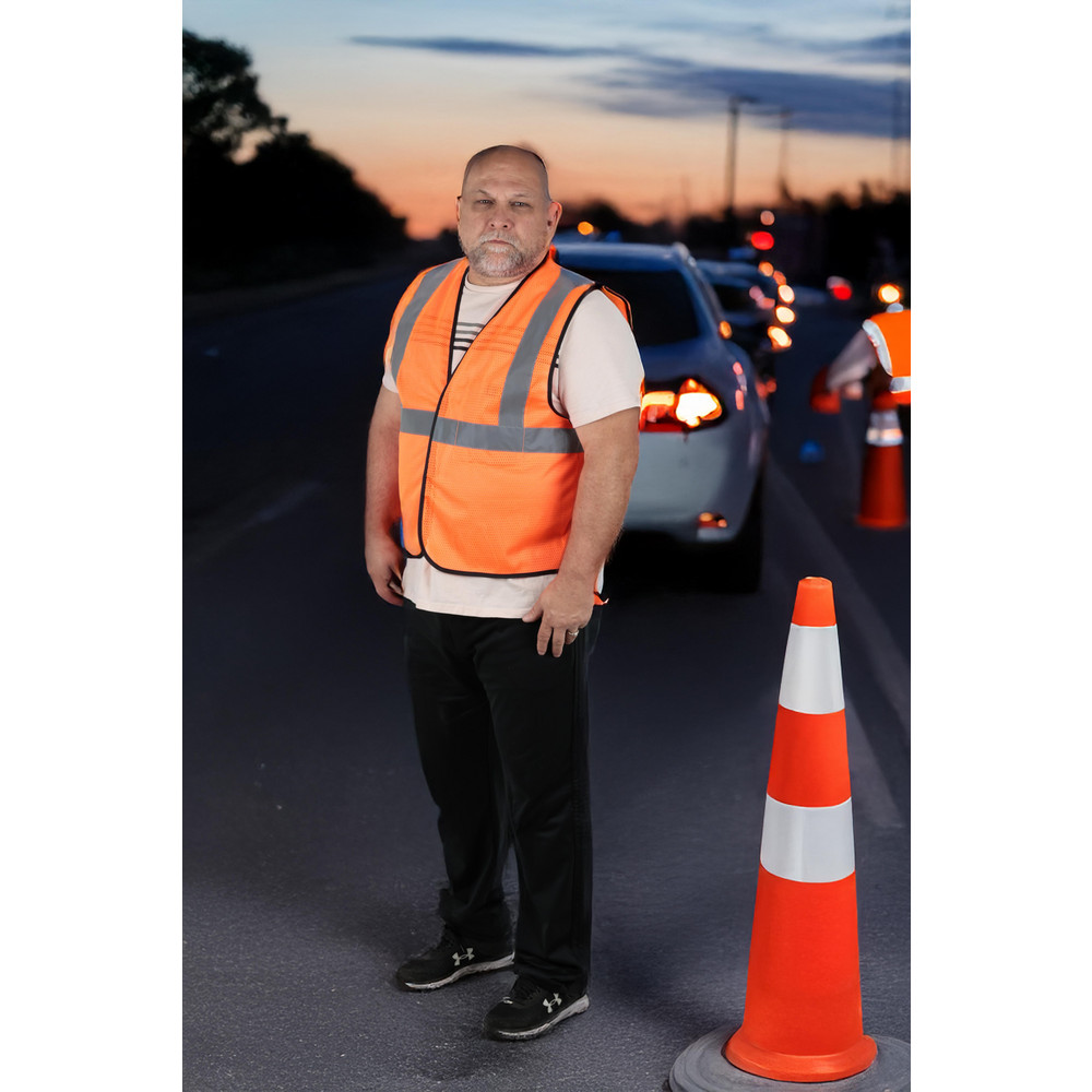 PRO-SAFE - High Visibility Vest: Large & X-Large, General Purpose Vest ...