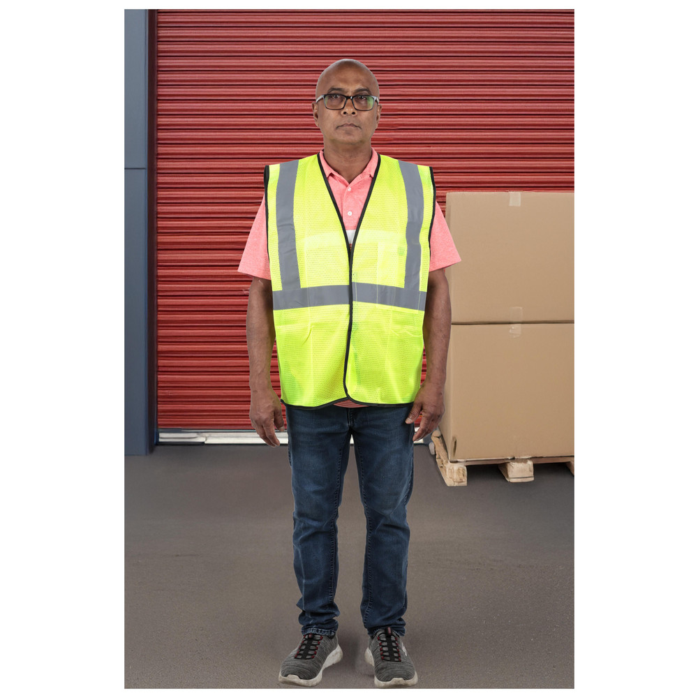 PRO-SAFE - High Visibility Vest: Large & X-Large, General Purpose Vest ...