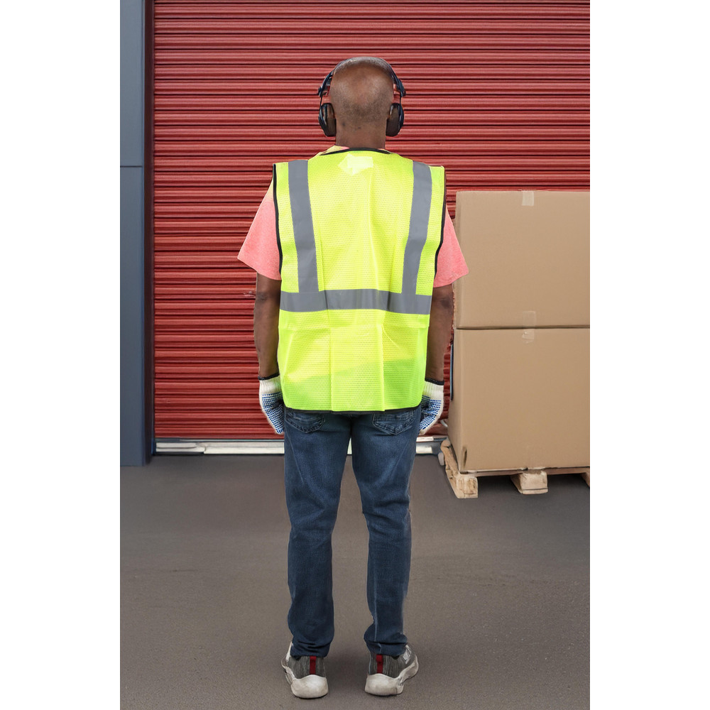 PRO-SAFE - High Visibility Vest: Large & X-Large, General Purpose Vest ...