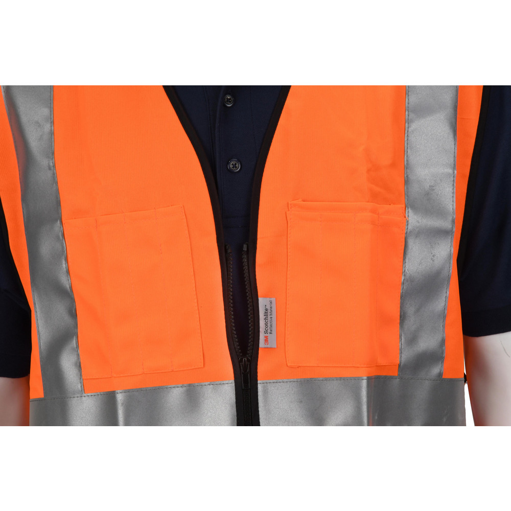 PRO-SAFE - High Visibility Vest: X-Large | MSC Direct