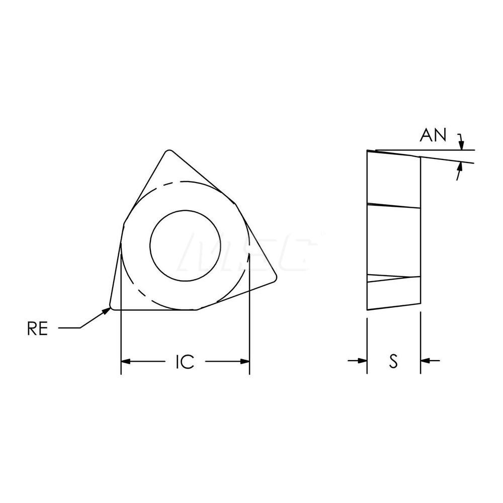 Ultra-Dex - Turning Insert: WCMT 32.51 UD52, Carbide | MSC Direct