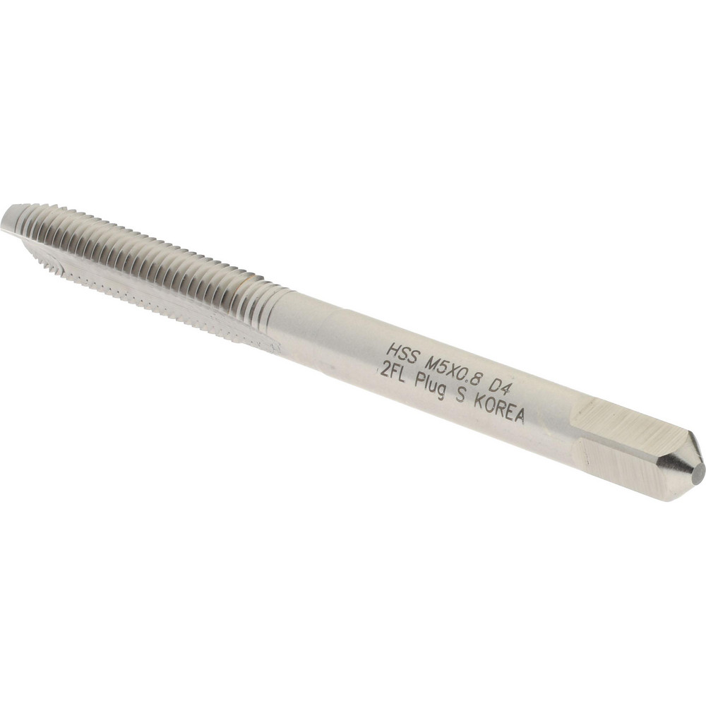 Hertel - Spiral Point Tap: M5x0.8 Metric Coarse, 2 Flutes, Plug Chamfer ...