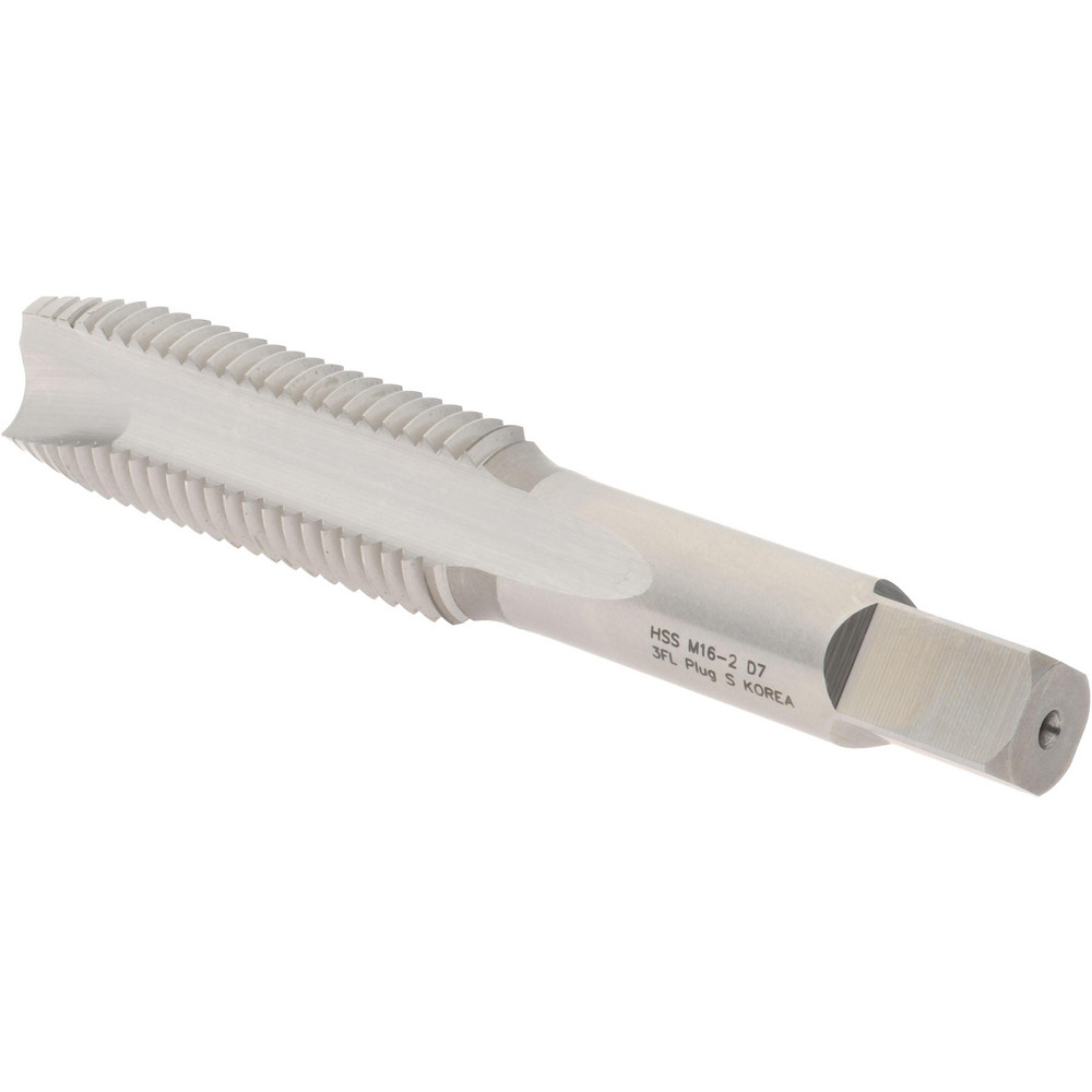 Hertel - Spiral Point Tap: M16x2 Metric Coarse, 3 Flutes, Plug Chamfer ...