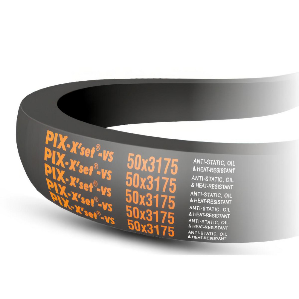 PIX - Cogged V-Belt: Section VS, 75.6000" Outside Length, 1-3/16" Belt ...