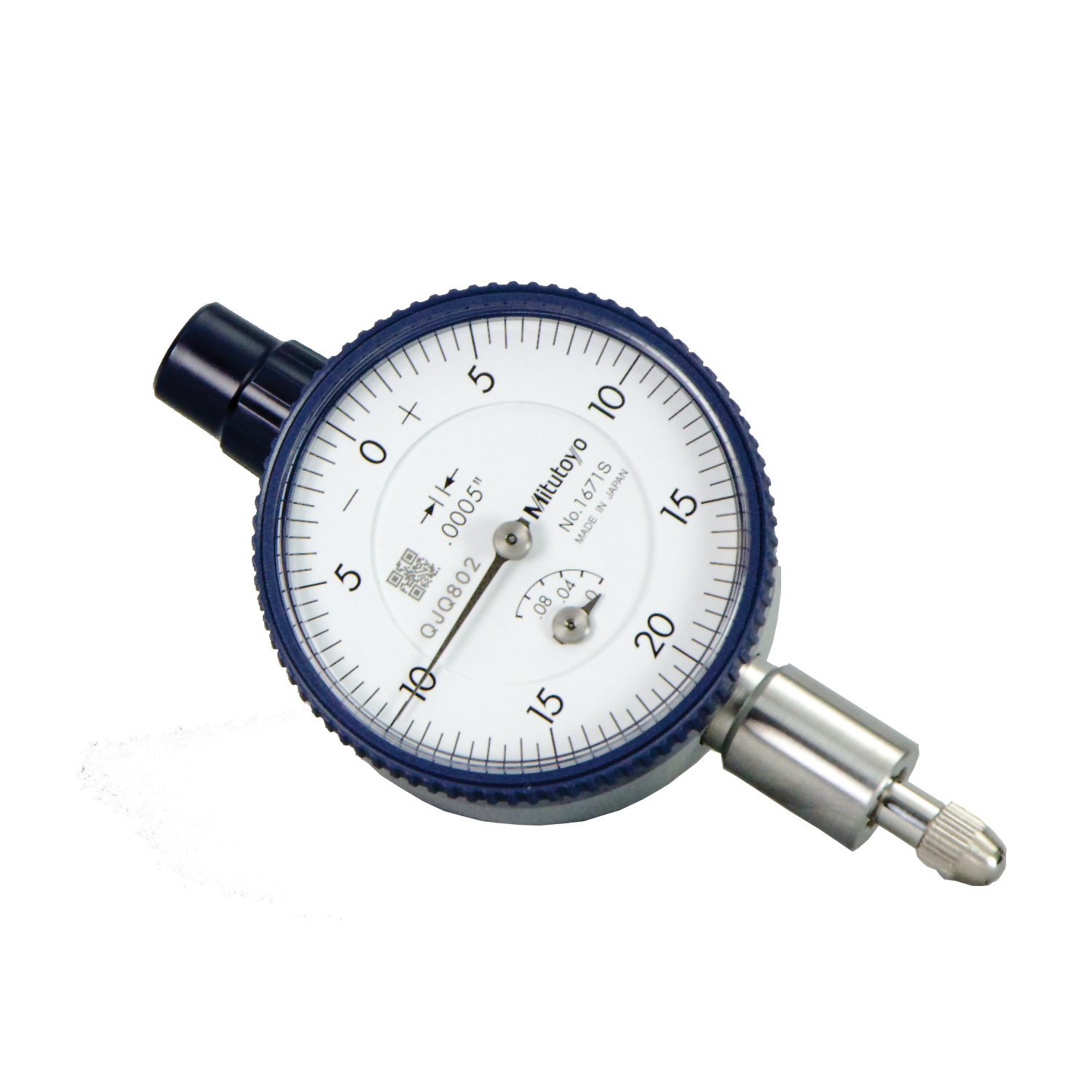 Mitutoyo - Dial Drop Indicator: 0.1000" Max Measurement, 0-20-0 Dial Reading, 0.0005" Accuracy ...