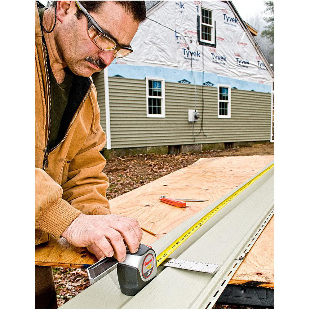 Starrett - Tape Measure: 25' Long, 1-1/16" Width, Yellow Blade | MSC Direct