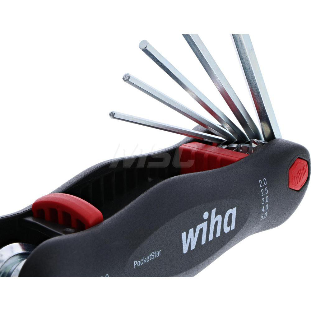 Wiha - Hex Key Sets: Tool Type: Fold Out Hex Set; Handle Type: Fold Up ...