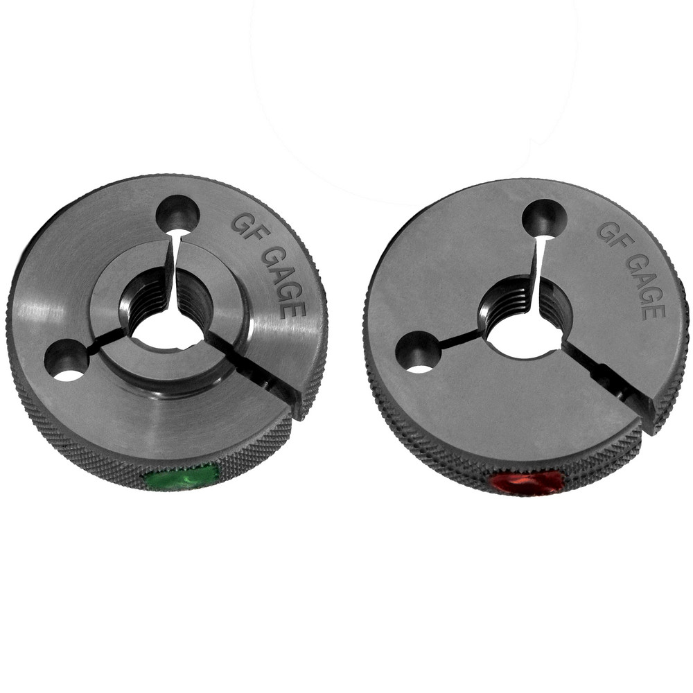 GF Gage - Threaded Ring Gage: 1-3/16-18 Thread, UNEF, Class 2A, Go & No ...