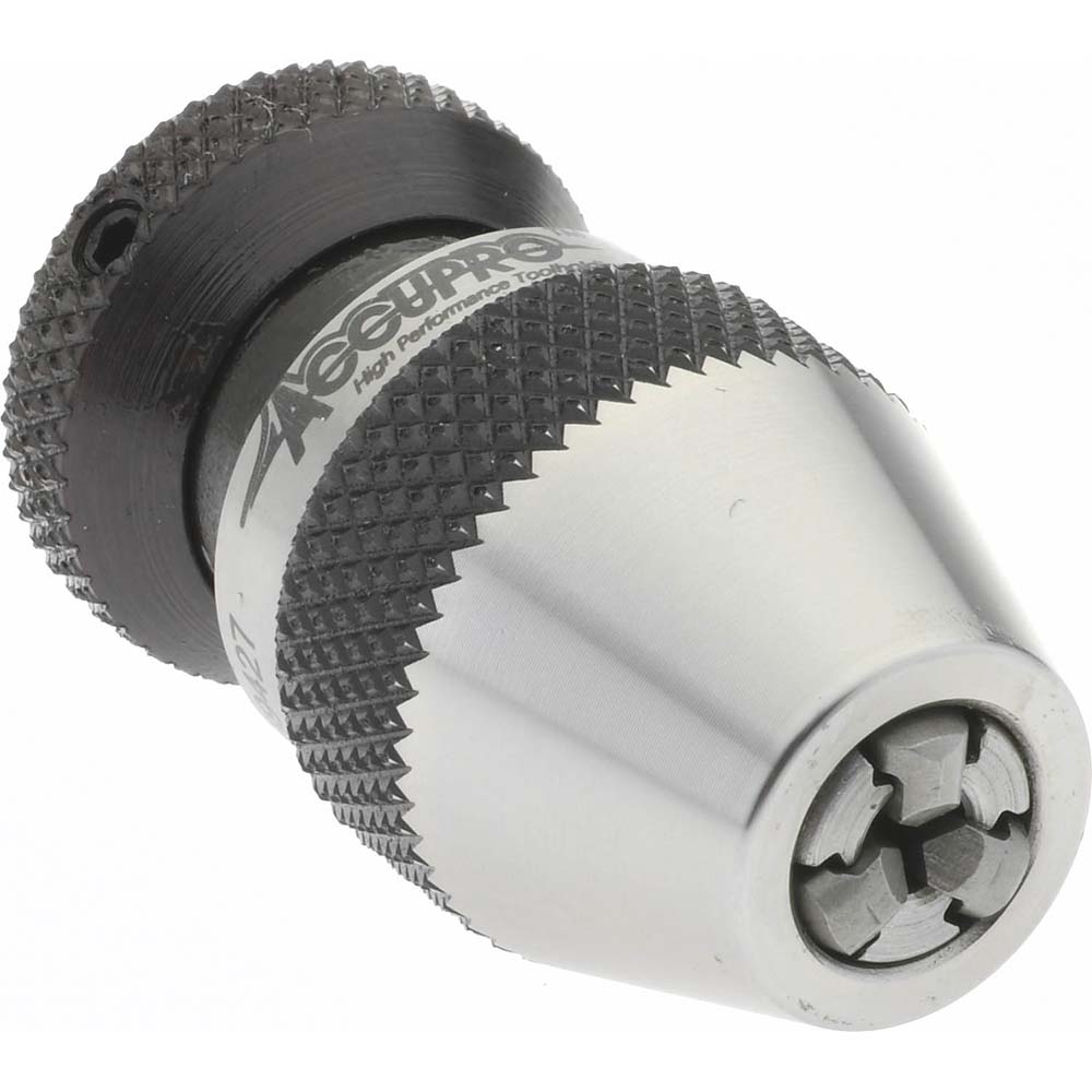Accupro - JT0, 1/64 to 1/16" Capacity, Tapered Mount Drill Chuck ...