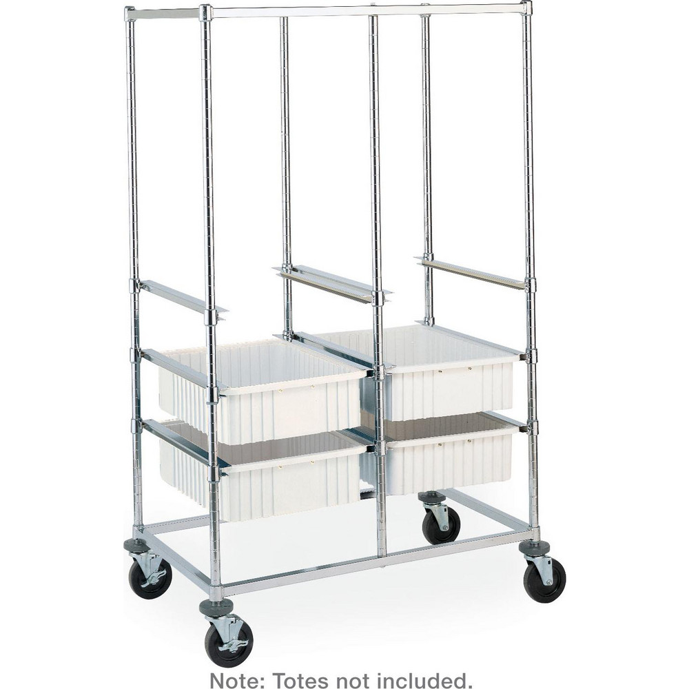 Metro - Single Bay Tote Rack: Use with Totes, Trays & and Other Types ...