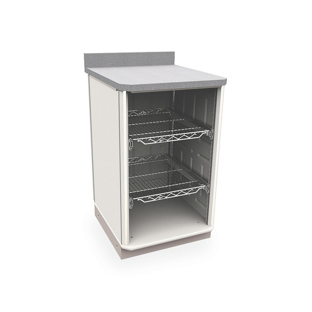 Metro - Stationary Modular Workstation: 22-3/4" Wide, 24-7/8" Deep, 36 ...