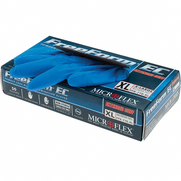 Ansell - Disposable Glove: Series Microflex FreeForm, Size X-Large, 4.7 ...