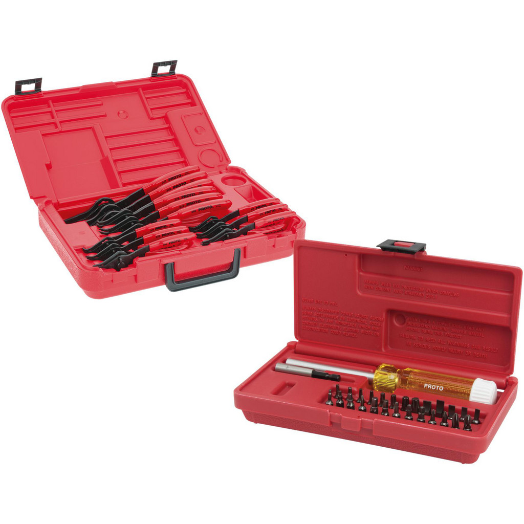 Proto - Retaining Ring Pliers Sets: Set Type: Retaining Ring Pliers ...