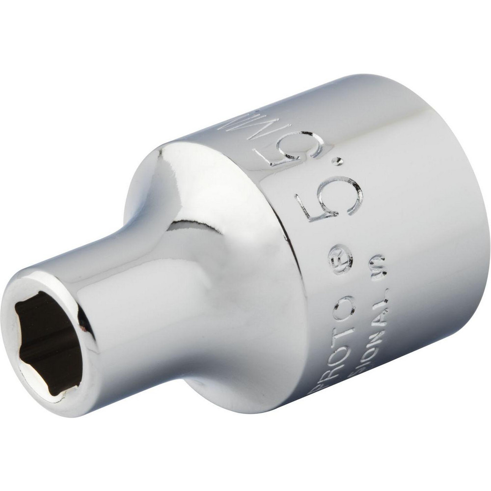 Proto - Standard Hand Socket: 3/8" Drive, 5.00 mm Socket, 6-Point | MSC ...