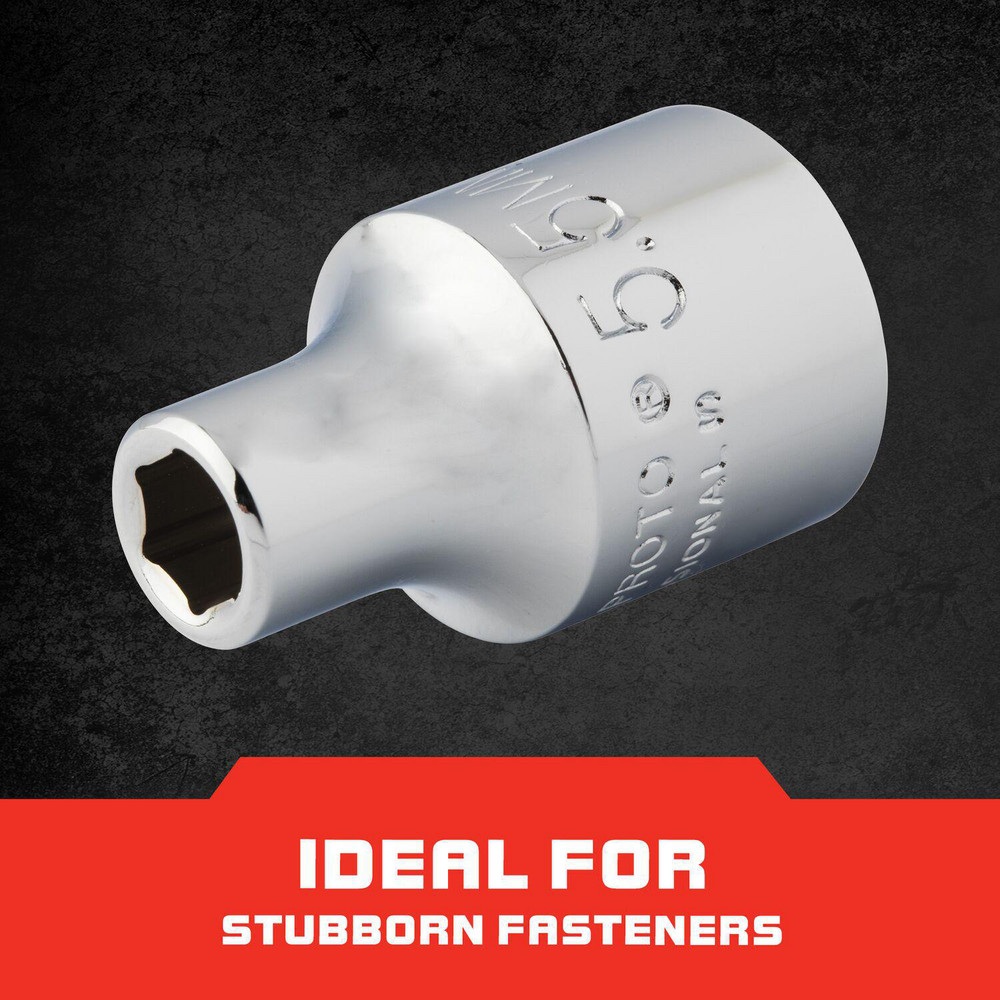 Proto - Standard Hand Socket: 3/8" Drive, 5.00 mm Socket, 6-Point | MSC ...