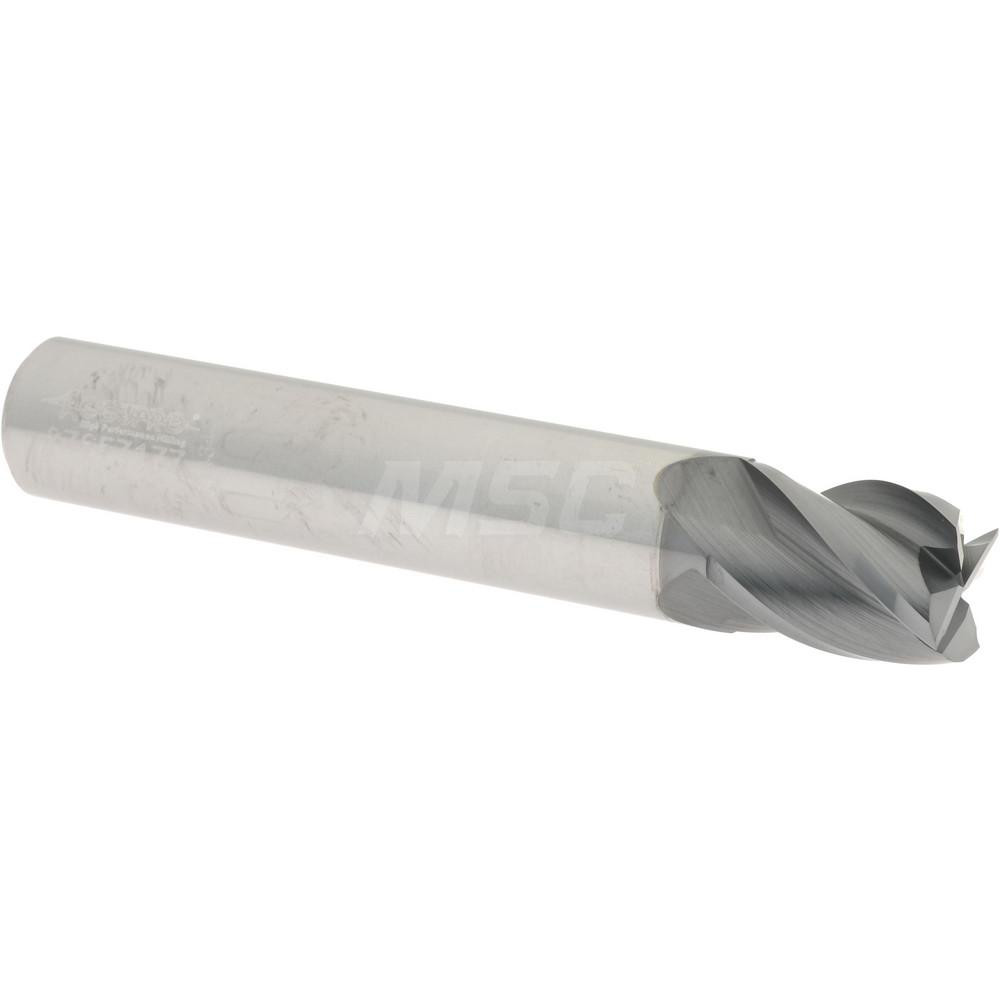 Accupro - Square End Mill: 1/2" Dia, 5/8" LOC, 4 Flute, Solid Carbide | MSC Direct