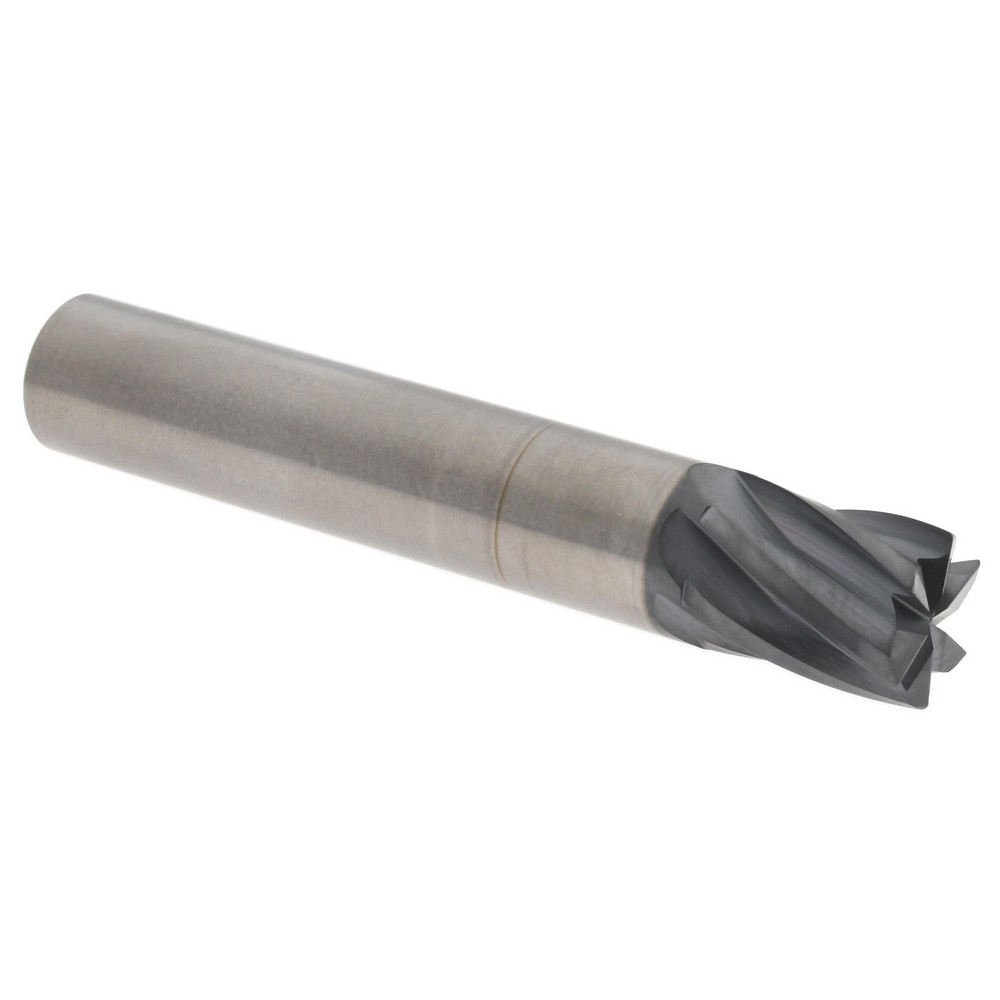 Accupro - Corner Radius End Mill: 1/2" Dia, 5/8" LOC, 0.0200" Radius, 6 Flute, Solid Carbide ...