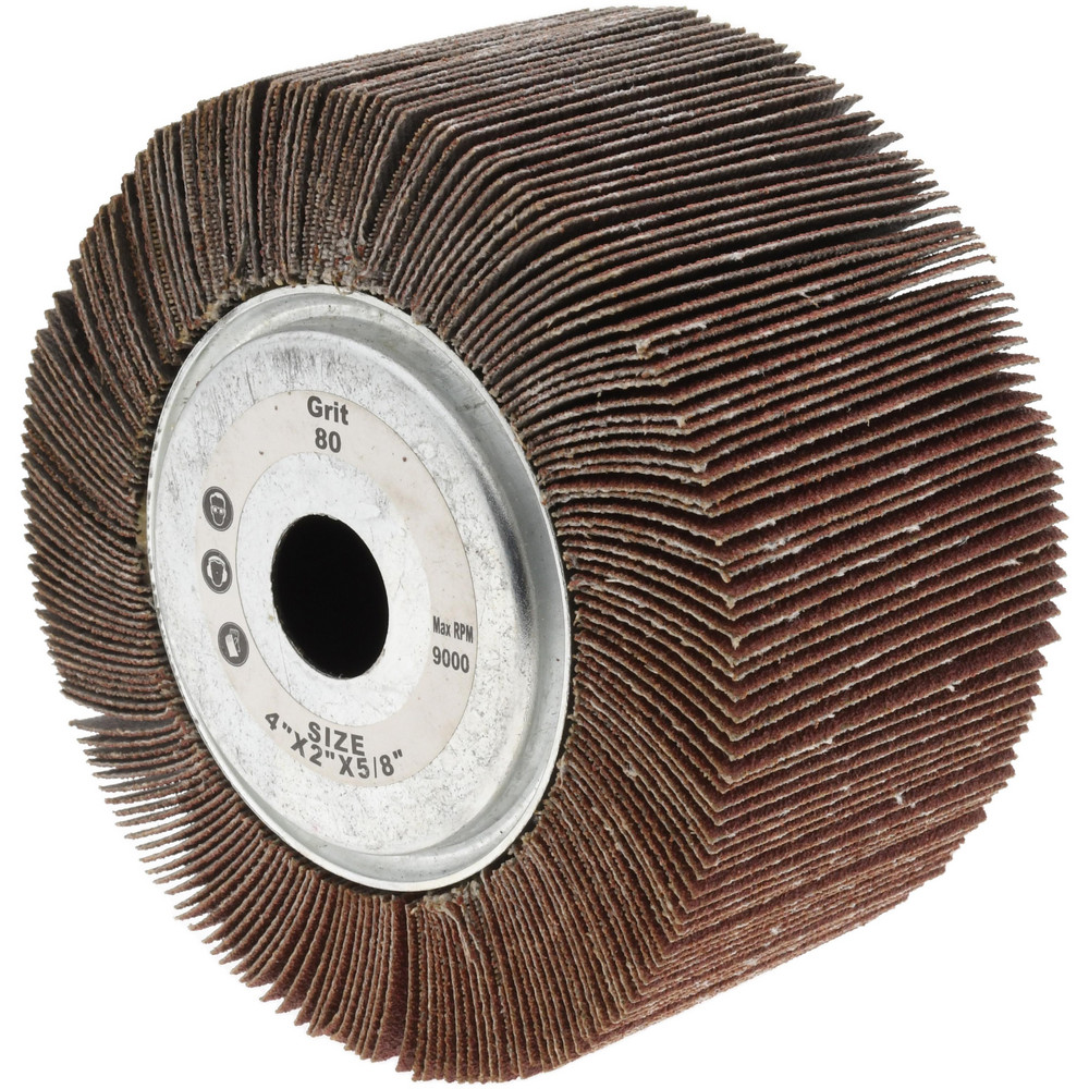 Tru-Maxx - 4 x 2" 80 Grit Aluminum Oxide Unmounted Flap Wheel | MSC Direct