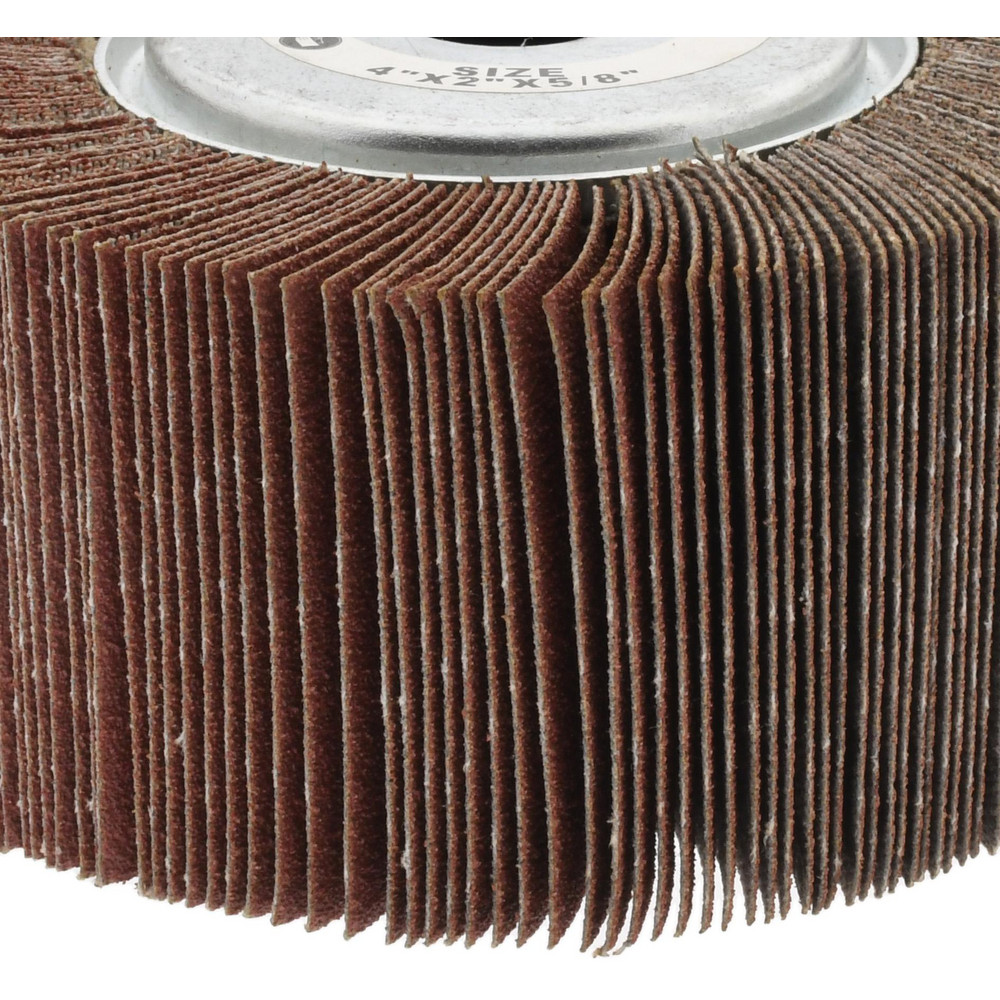 Tru-Maxx - 4 x 2" 80 Grit Aluminum Oxide Unmounted Flap Wheel | MSC Direct