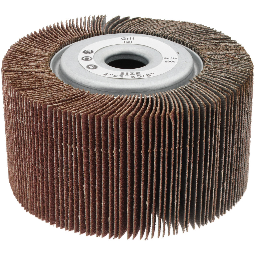 Tru-Maxx - 4 x 2" 60 Grit Aluminum Oxide Unmounted Flap Wheel | MSC Direct