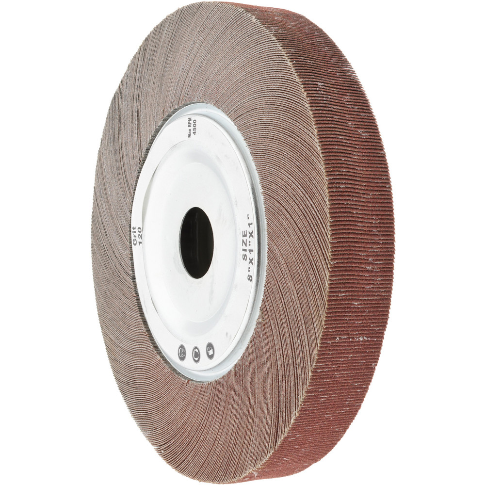 Tru-Maxx - 8 x 1" 120 Grit Aluminum Oxide Unmounted Flap Wheel | MSC Direct