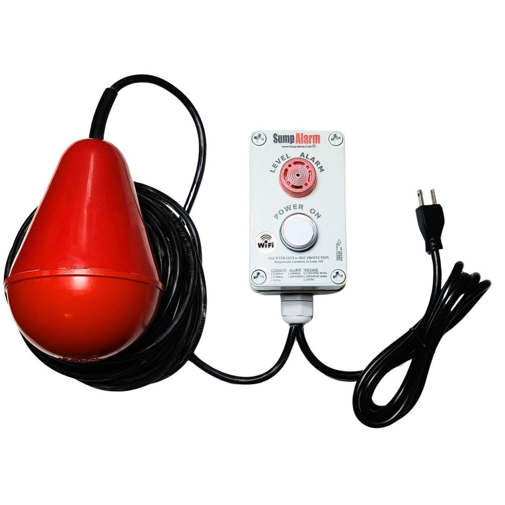 Sump Alarm - High-Water Alarms; Voltage: 100-120 VAC; Maximum Operating ...