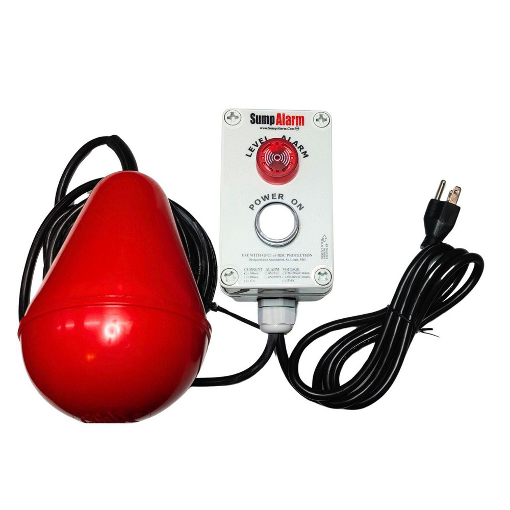 Sump Alarm - High-Water Alarms; Voltage: 100-120 VAC; Maximum Operating ...