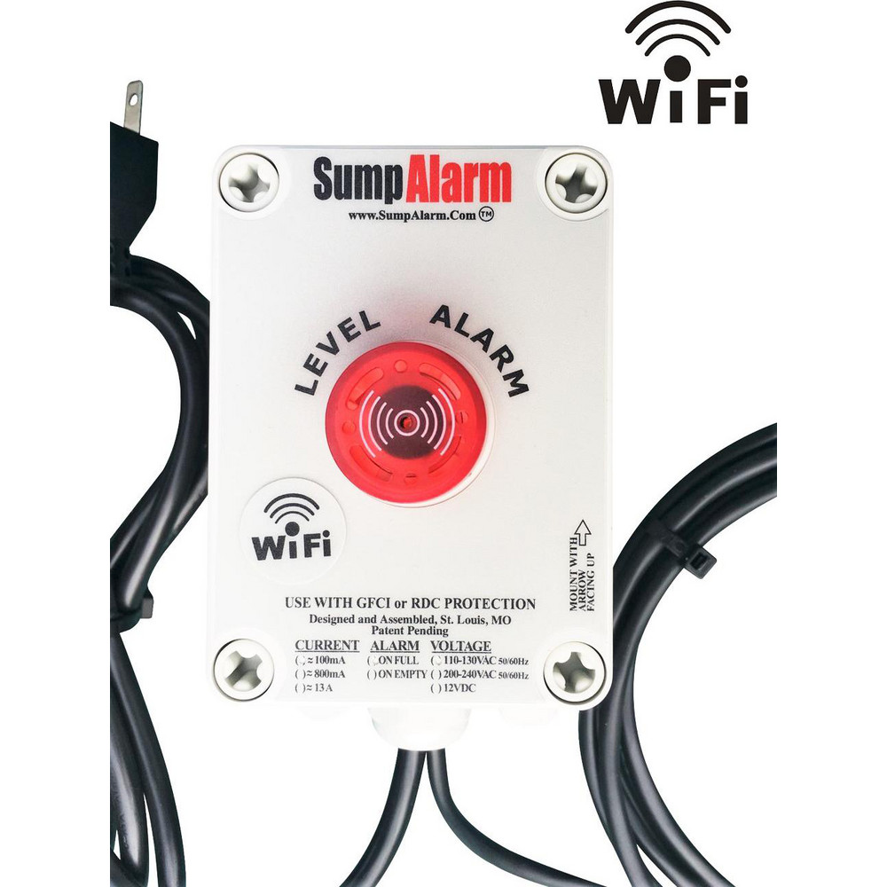 Sump Alarm - High-Water Alarms; Voltage: 100-120 VAC; Maximum Operating ...