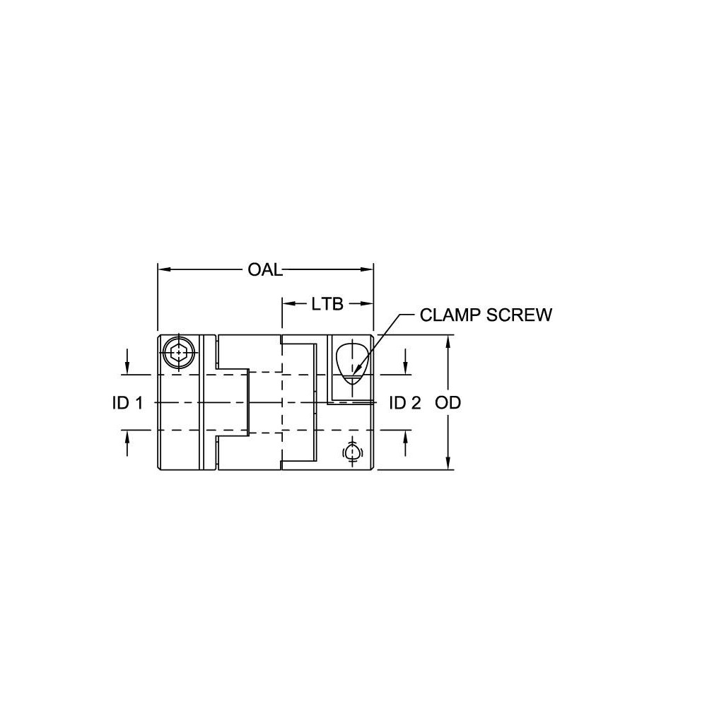 Lovejoy - Flexible Oldham Coupling: Aluminum Hub with Polyacetal Insert ...