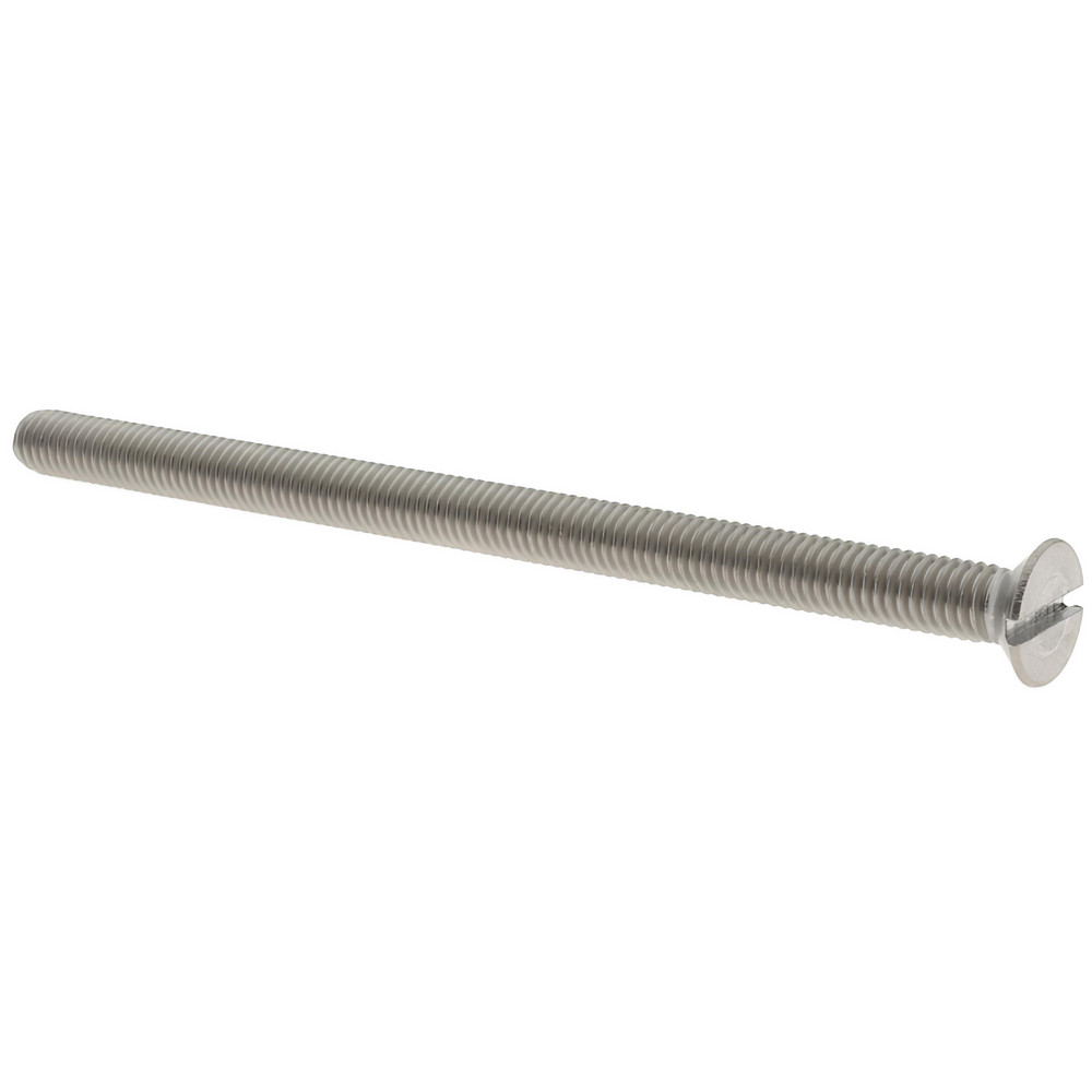 Value Collection - Machine Screw: M6x1, 100.00 mm Overall Length, Flat ...