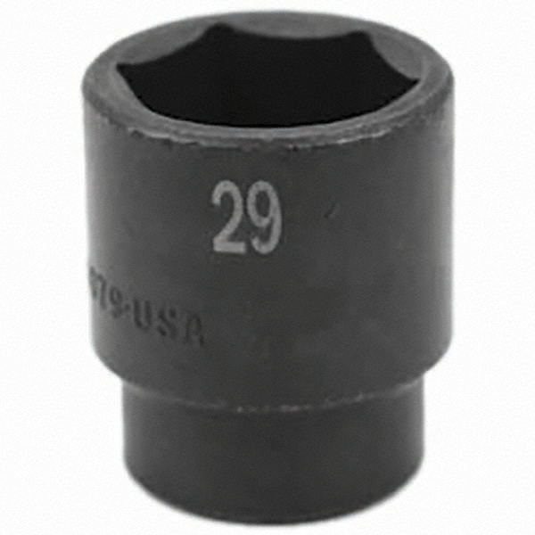 SK - Impact Socket: 1/2" Drive, 29 mm Socket, Hex Drive | MSC Direct