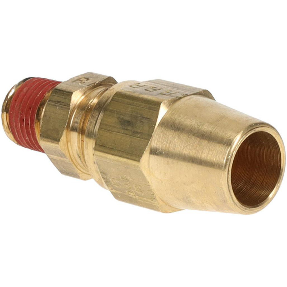 Parker - Compression Tube Male Connector: 1/4-18, 1/2" Tube OD ...