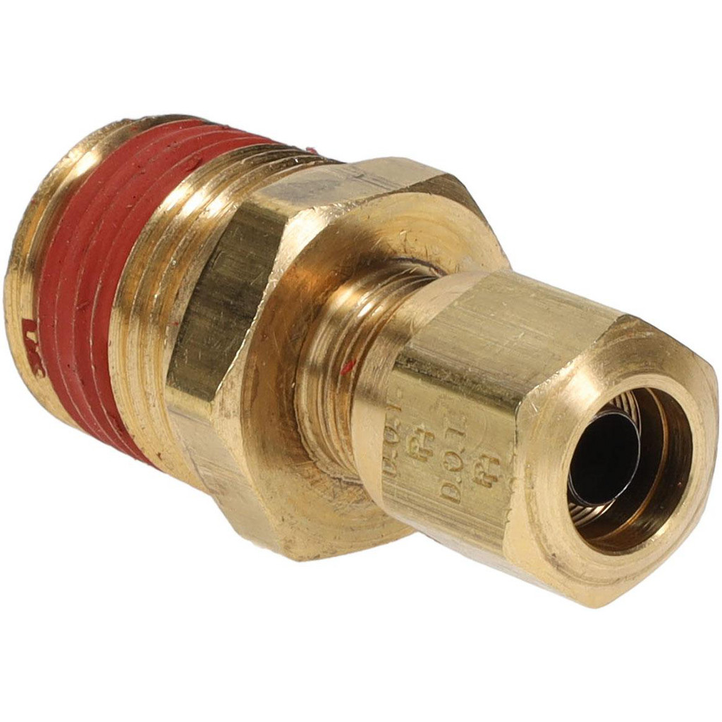 Parker - Compression Tube Male Connector: 1/2, 3/8" Tube OD ...