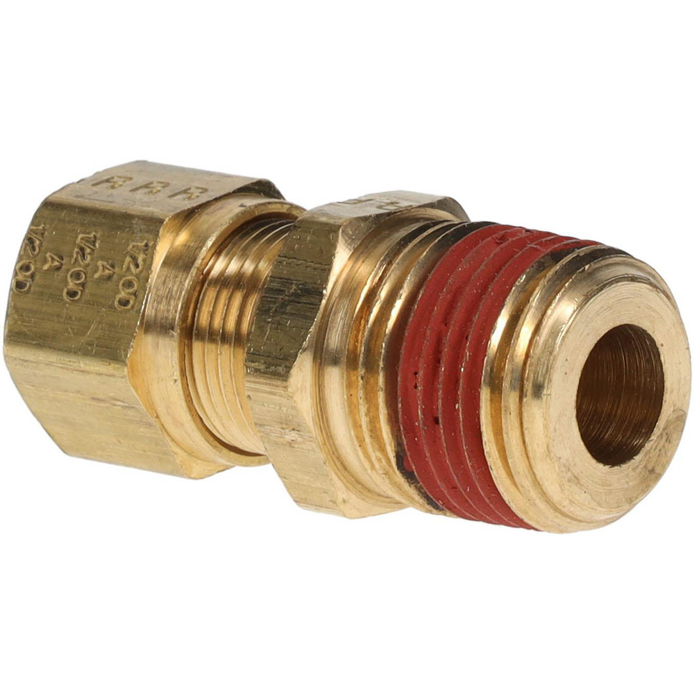 Parker - Compression Tube Male Connector: 1/2, 1/2" Tube OD ...