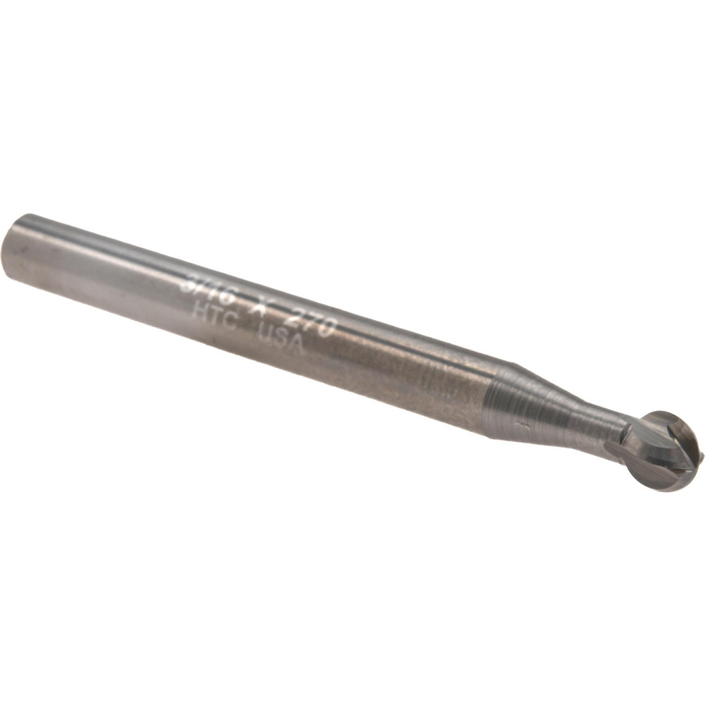 Harvey Tool - Undercutting End Mill: 3/16" Dia, 4 Flute, 0.0937" Radius ...