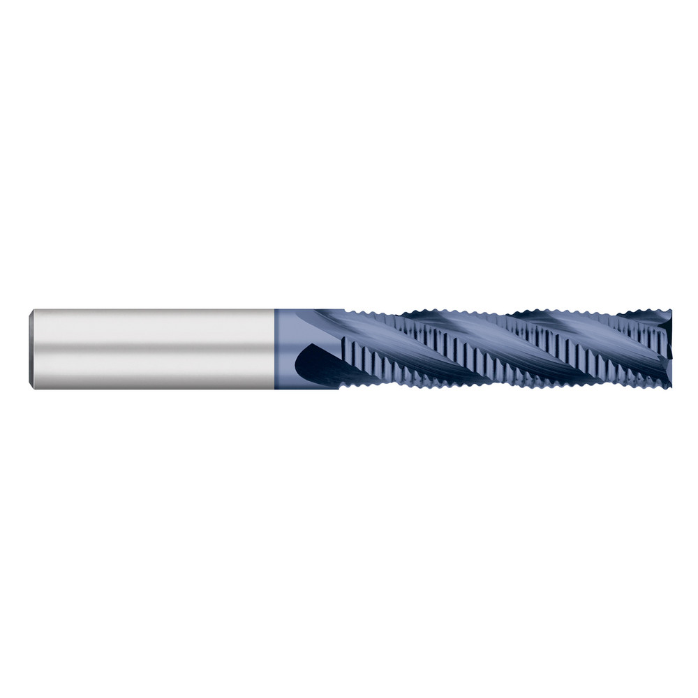Titan USA - Roughing End Mill: 3/8" Dia, 4 Flute, Fine Pitch, Single End, Solid Carbide | MSC Direct