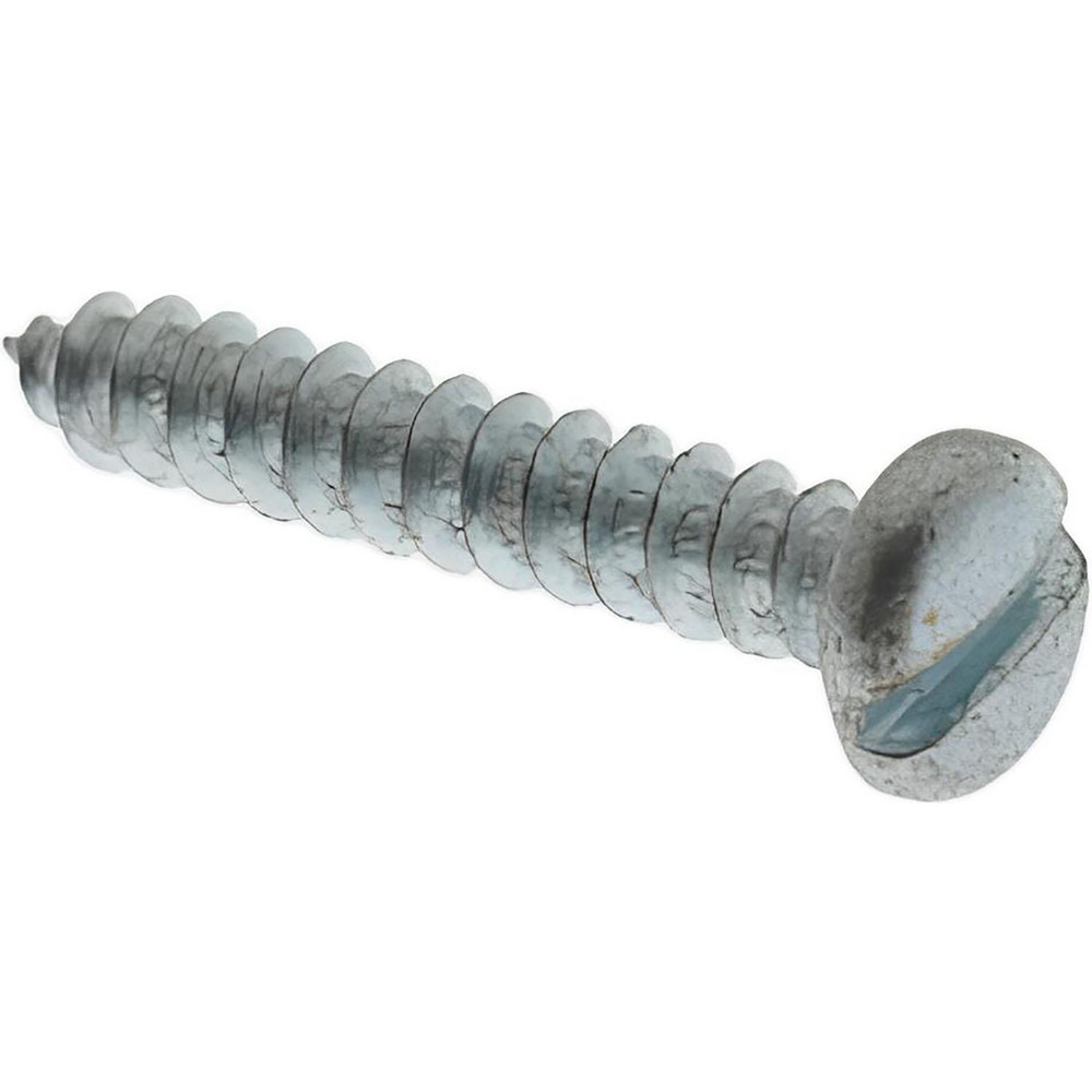 Value Collection - Sheet Metal Screw: #6, Pan Head, Slotted Drive, 7/8 ...