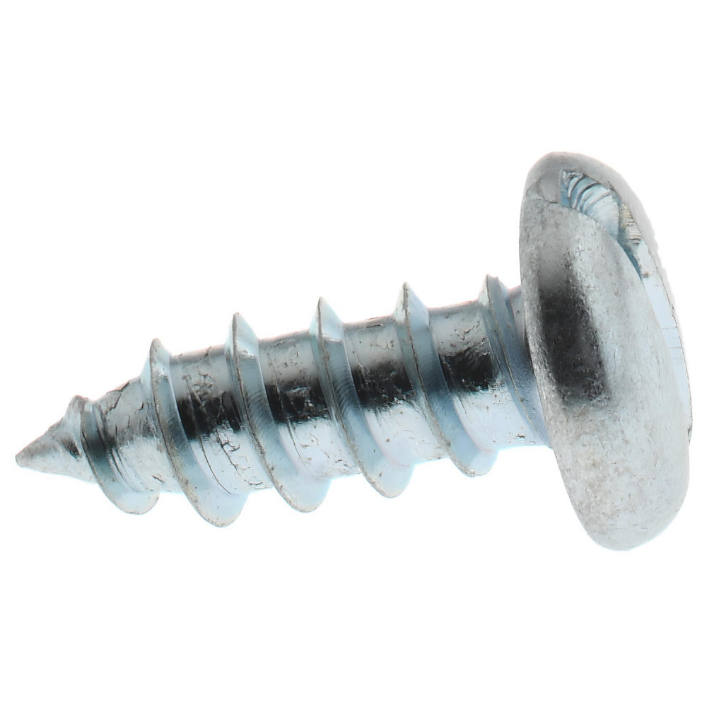 Value Collection - Sheet Metal Screw: #12, Pan Head, Slotted Drive, 5/8 ...