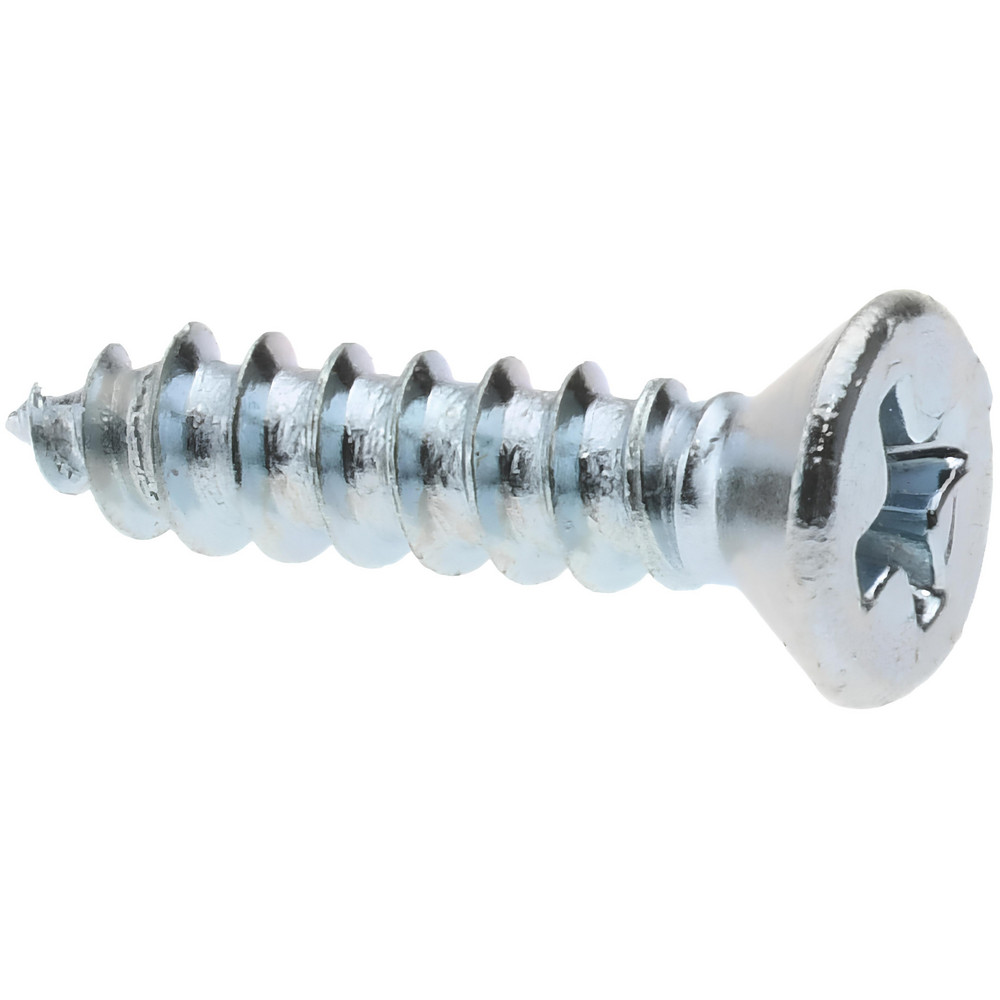 Value Collection - Sheet Metal Screw: #4, Flat Head, Phillips Drive, 1/ ...