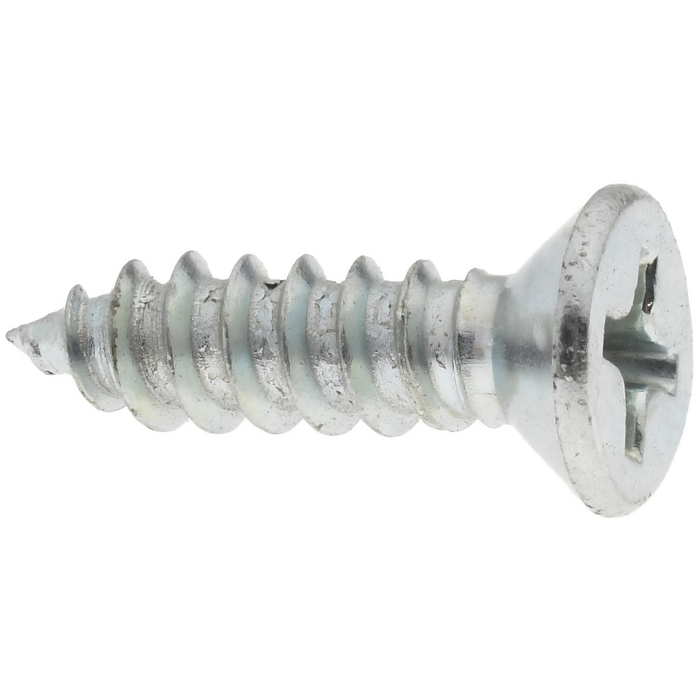 Value Collection - Sheet Metal Screw: #8, Flat Head, Phillips Drive, 5/ ...