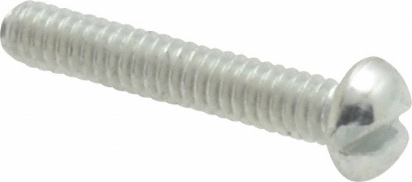 Value Collection - Machine Screw: #2-56, 1/2" Length Under Head, Round ...