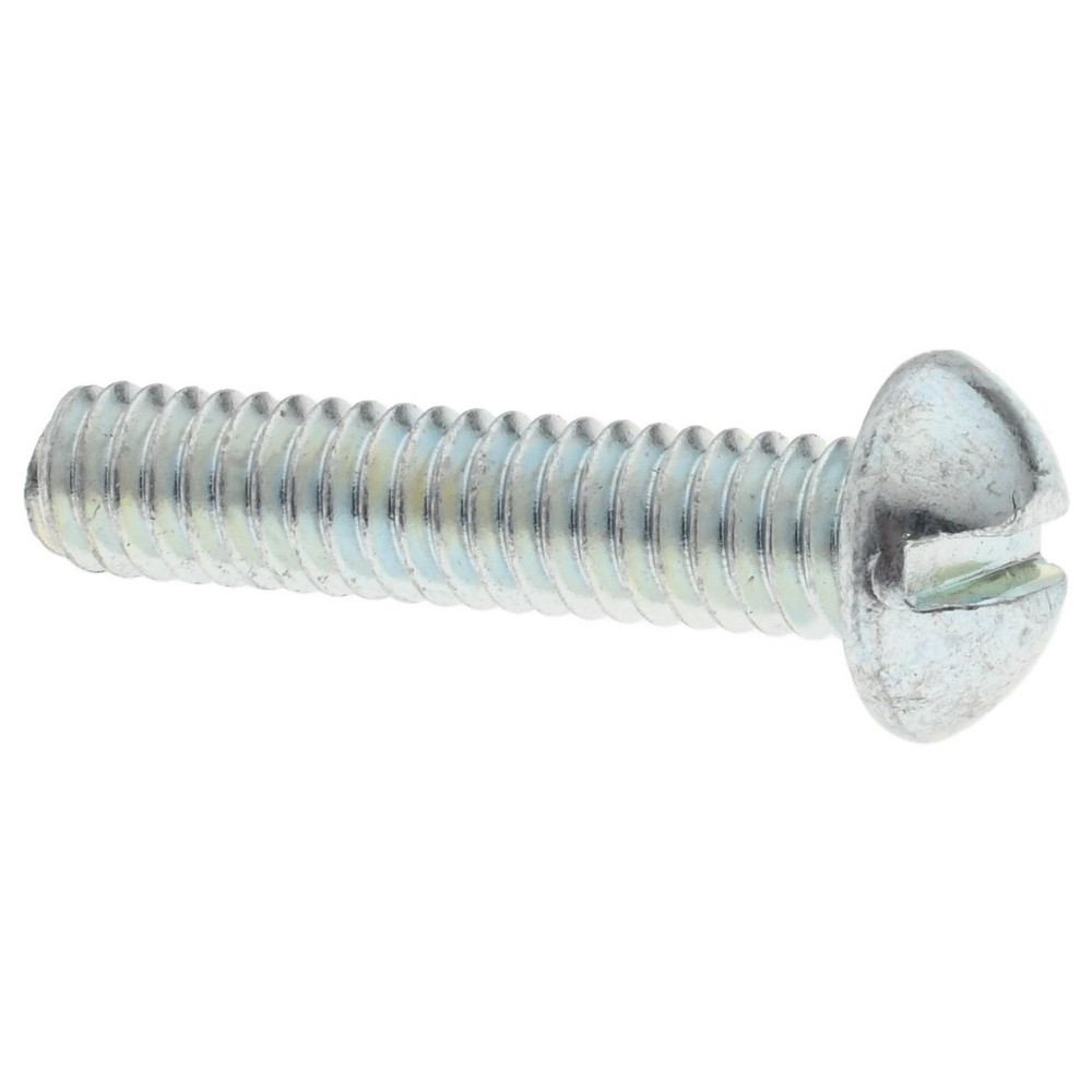 Value Collection - Machine Screw: #12-24, 1" Length Under Head, Round ...