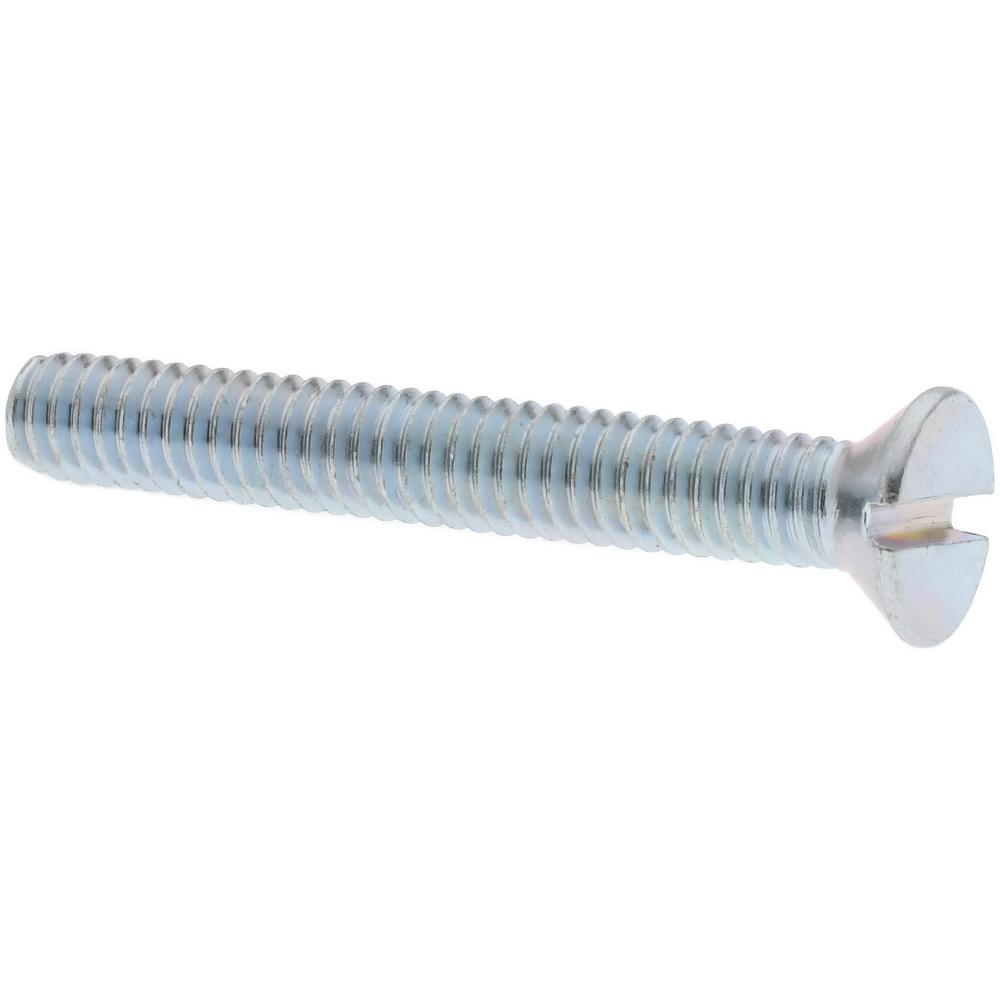 Value Collection - Machine Screw: #8-32, 1-1/4" Overall Length, Flat ...
