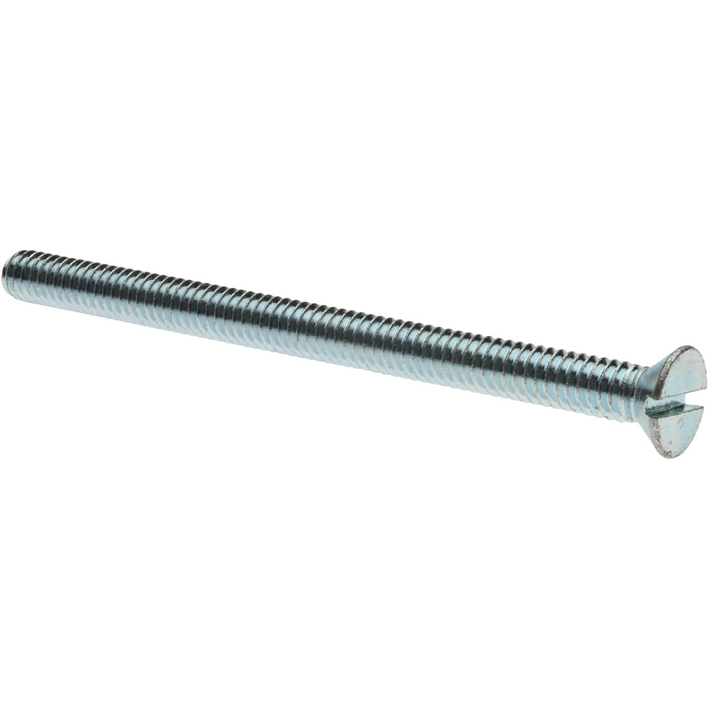 Value Collection - Machine Screw: #12-24, 3" Overall Length, Flat Head ...