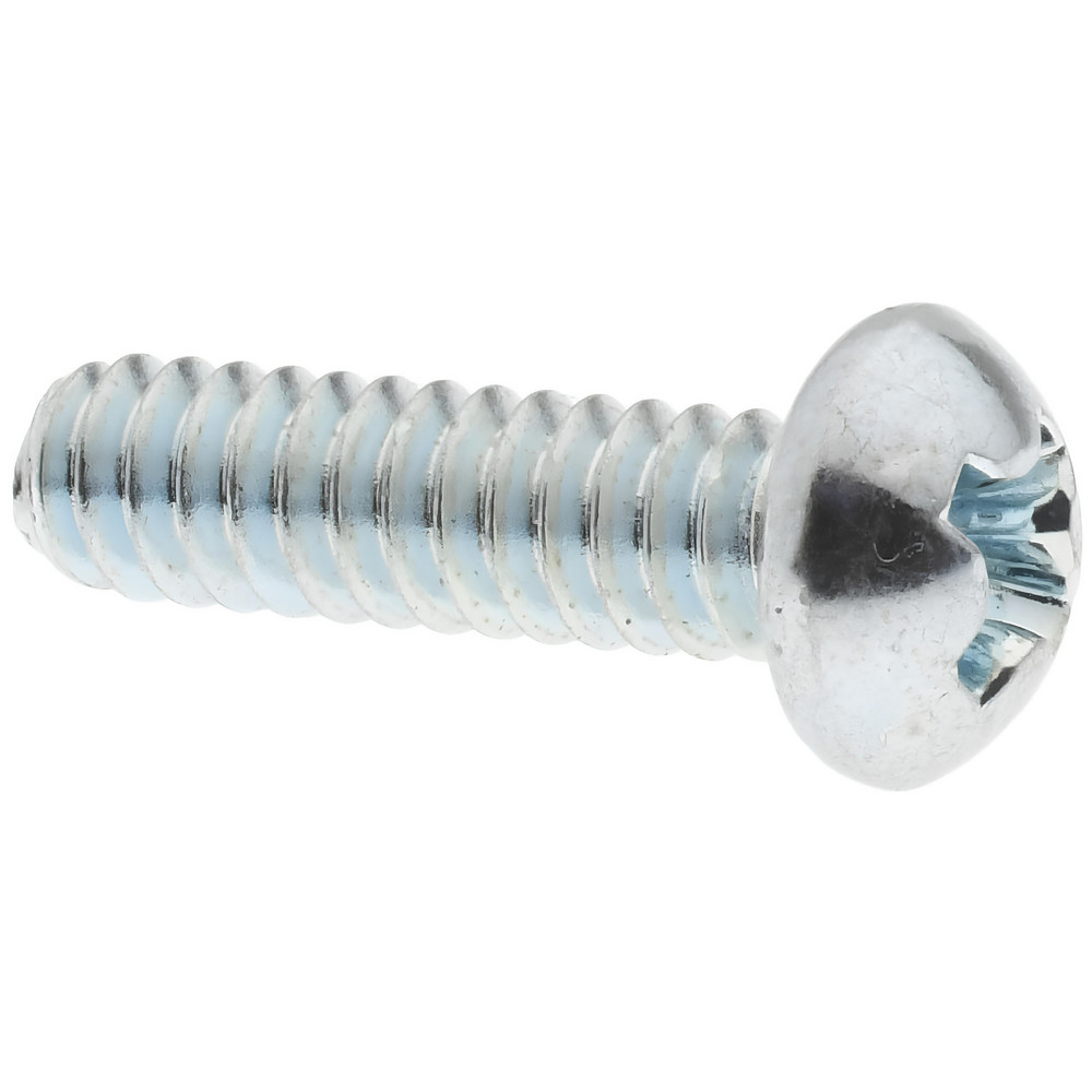 Value Collection - Machine Screw: #6-32, 1/2" Length Under Head, Round ...