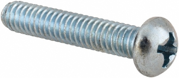 Value Collection - Machine Screw: #8-32, 7/8" Length Under Head, Round ...