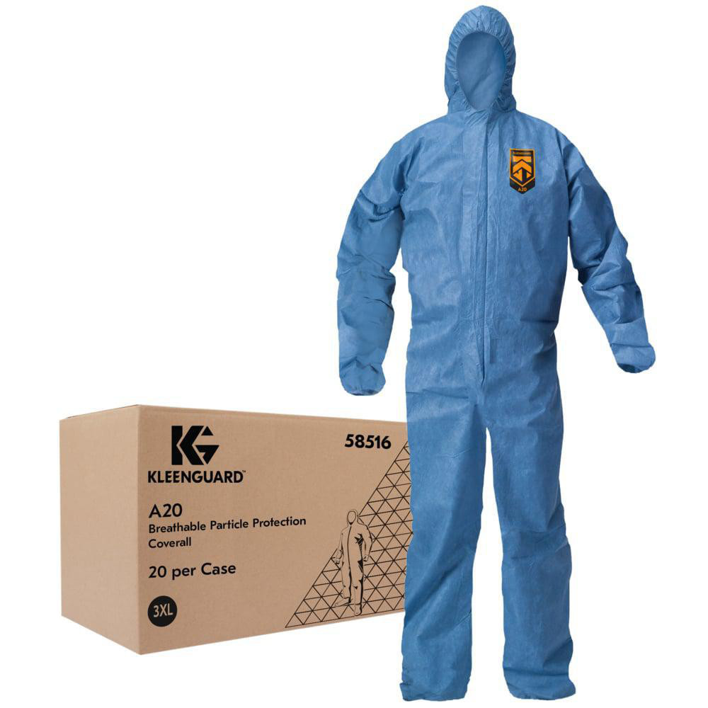 KleenGuard - Disposable Coveralls: Particle Protection Protection, Size ...