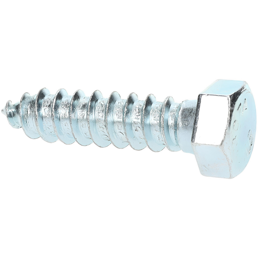 Value Collection - 1/2" Screw, 2" Length Under Head, Steel, Hex Head ...