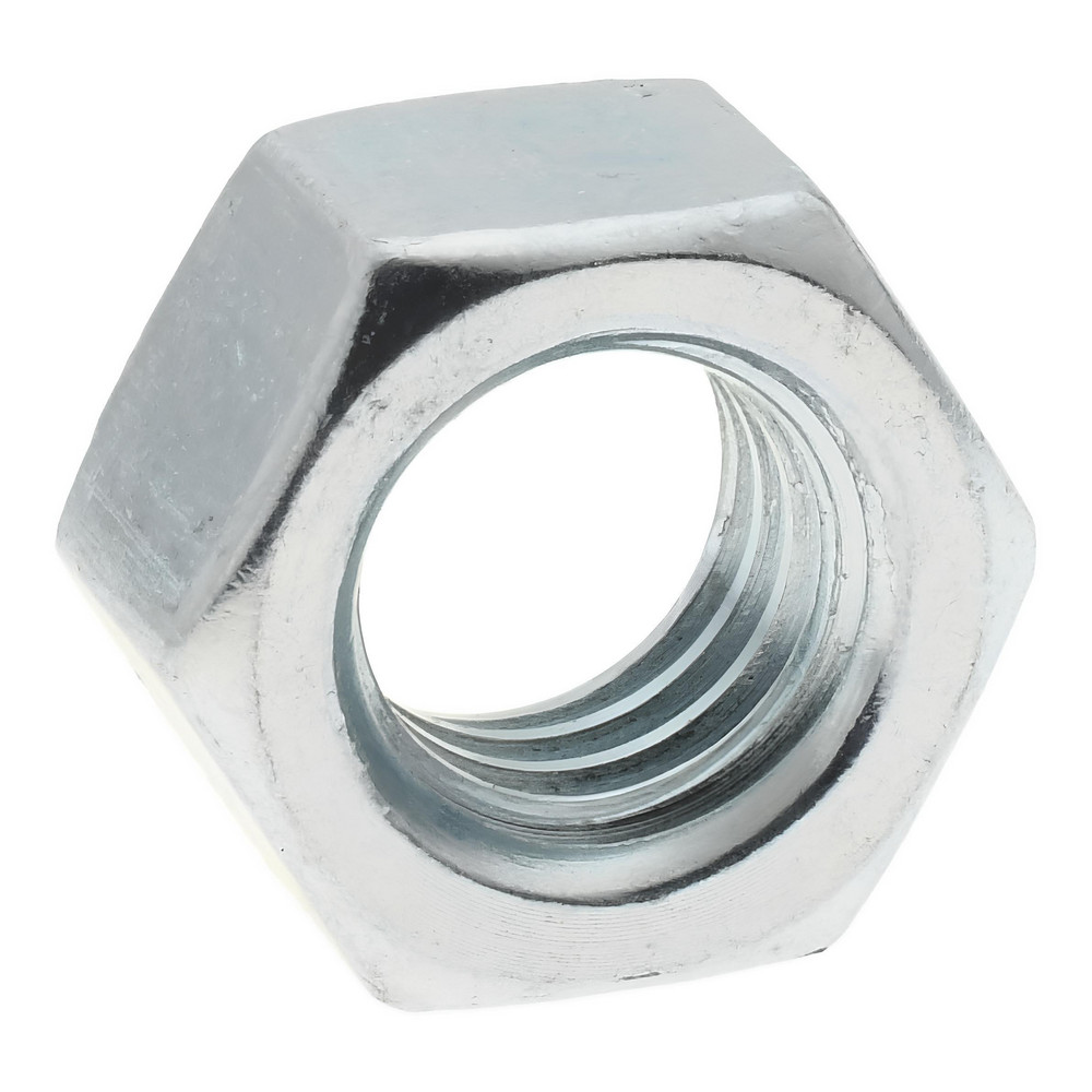 Value Collection - Hex Nut: 3/8-16, Grade 2 Steel, Zinc Finish | MSC Direct